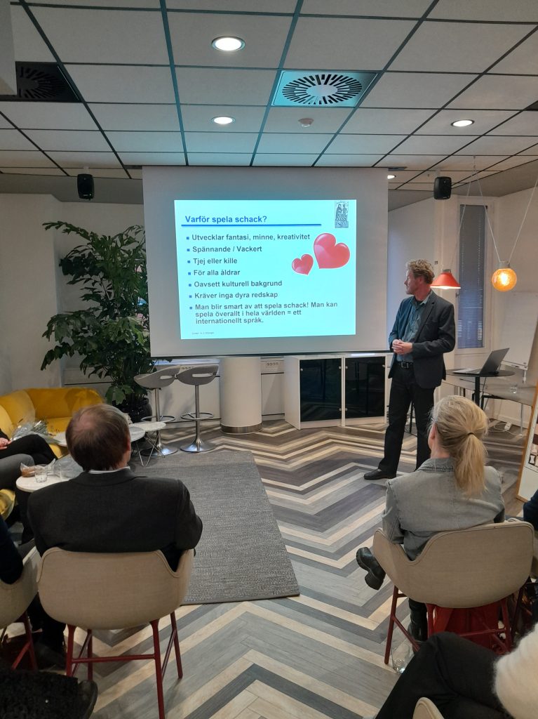 Schackevent på försäkringsbolaget Zürich - Stockholms Schackförbund